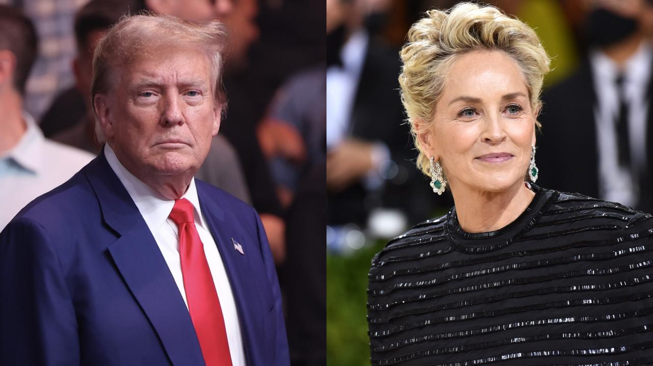 Deklarata e fortë e Sharon Stone për Donald Trump trondit rrjetin ...